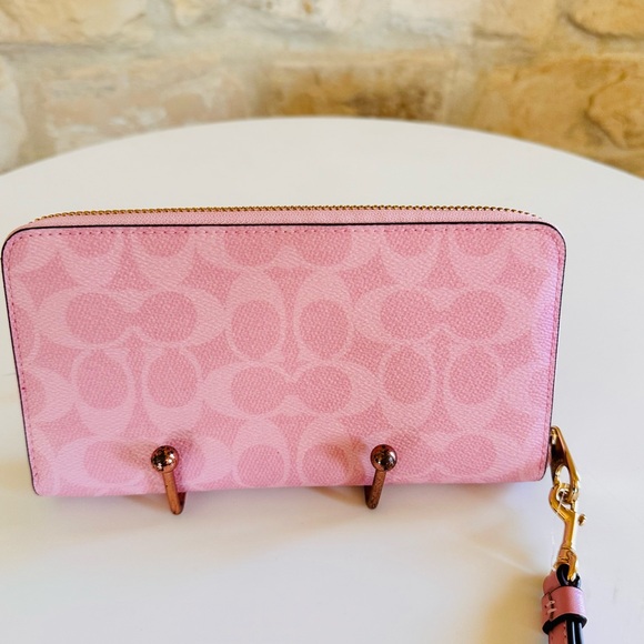 Coach | Bags | Coach Pink Tote And Wallet Set | Poshmark